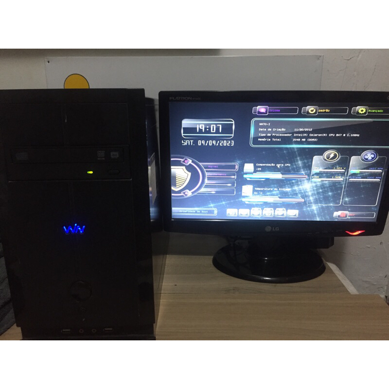 monitor e cpu | Shopee Brasil