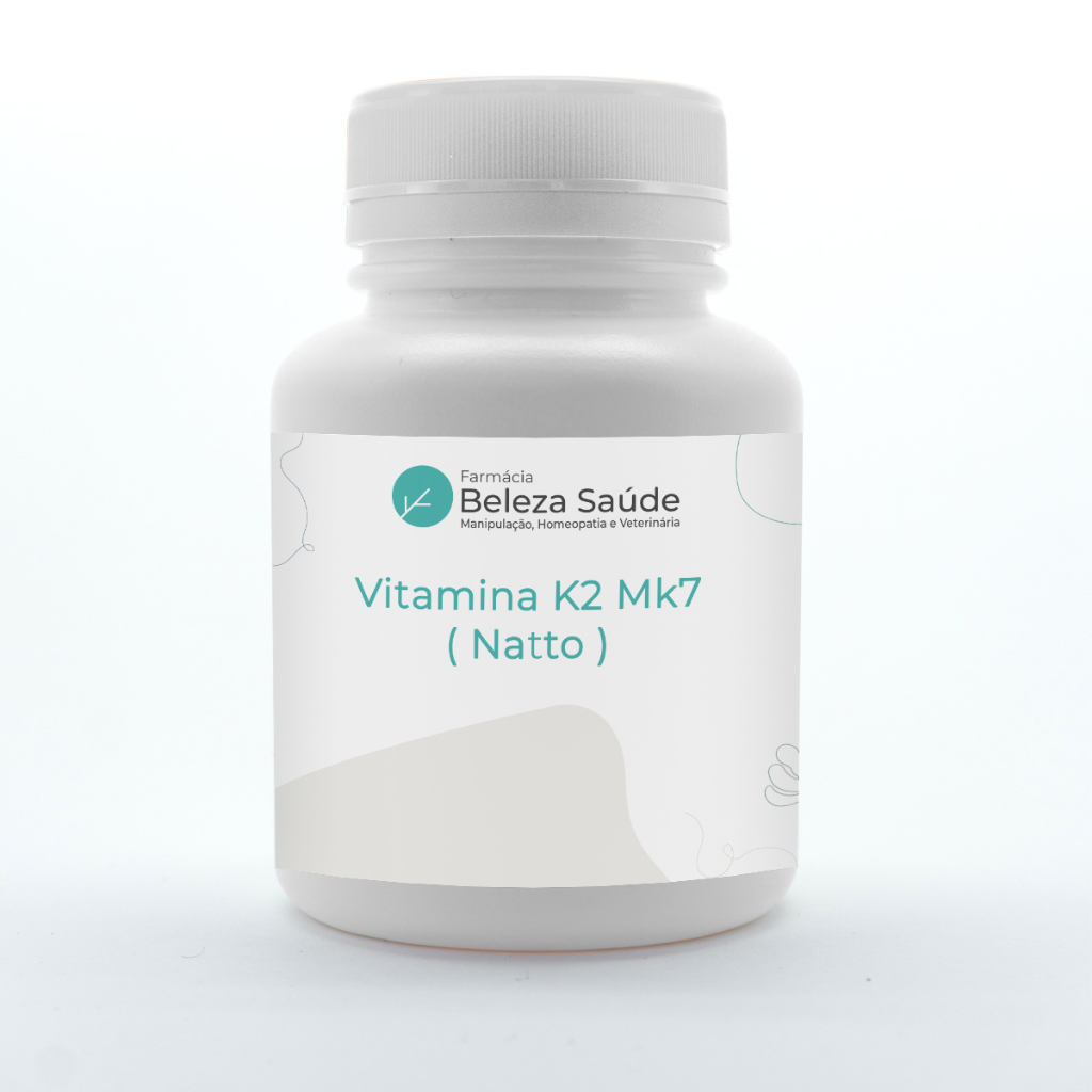 Vitamina K2 Mk7 ( Natto ) 200mcg : Grau Farmacêutico Pureza Máxima 360 ...