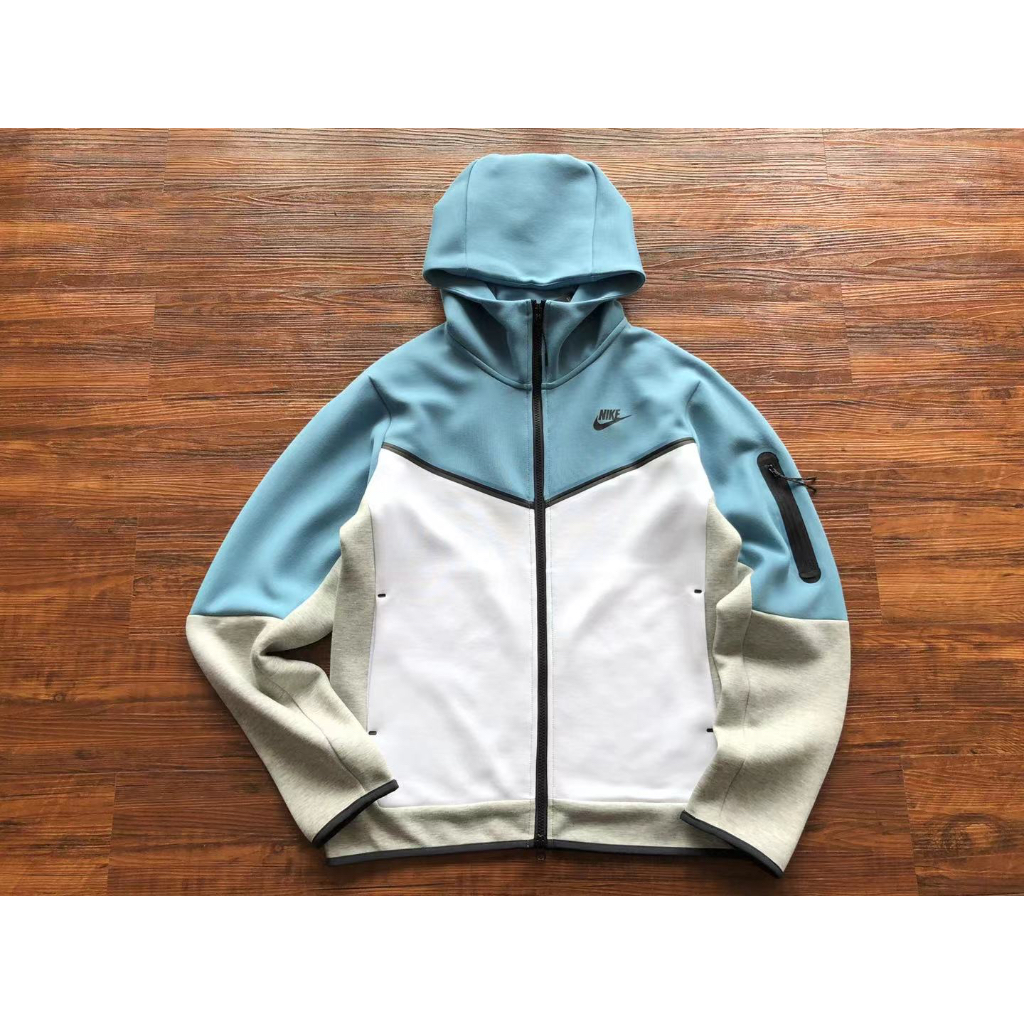 CONJUNTO TECH FLEECE NIKE AZUL BEBE - PREMIUM AAA+ | Shopee Brasil