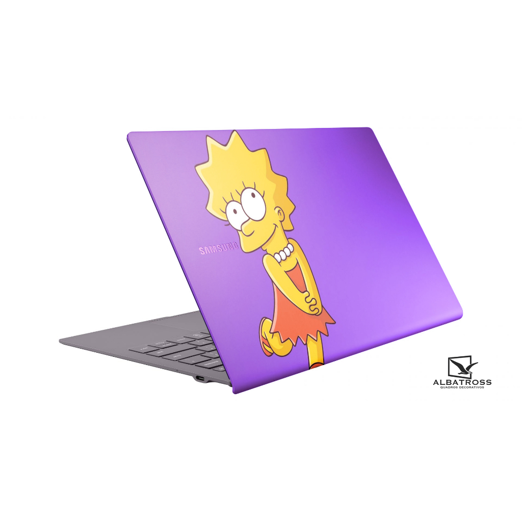 Skin Adesivo Para Notebook 15 Polegadas -lisa Simpson Mulher | Shopee ...