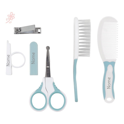 Kit Cuidados Baby Buba Azul Personalizado Com Nome | Shopee Brasil