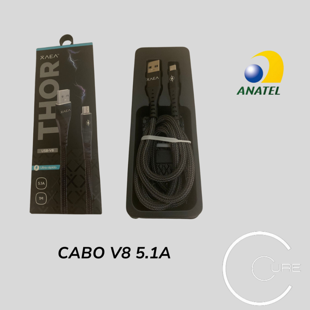 Cabo v8 ultra rápido (micro usb) | Shopee Brasil