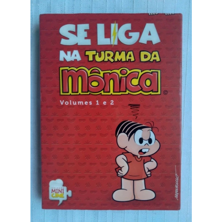 Dvd Se Liga na Turma da Mônica Vol. 1 e 2 (original) | Shopee Brasil