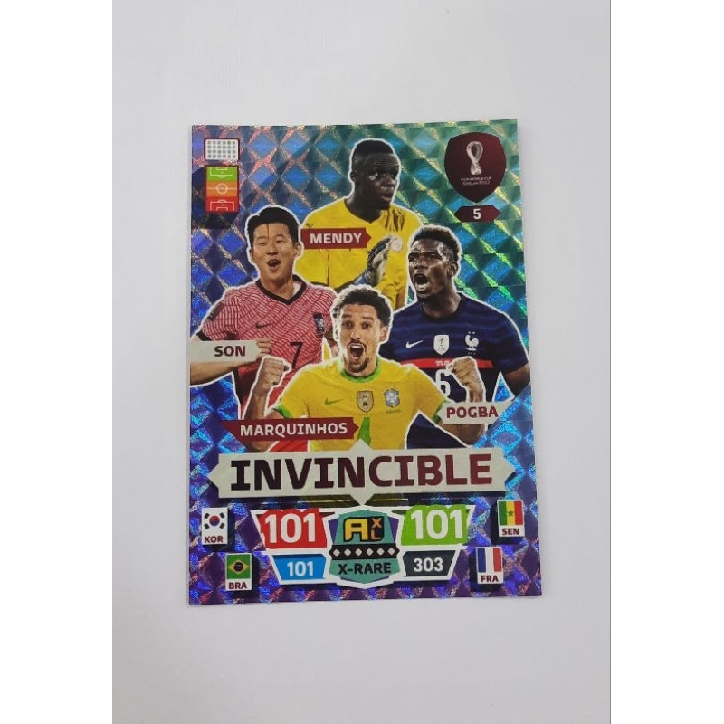 Card Invincible Adrenalyn Copa do Mundo 2022 | Shopee Brasil