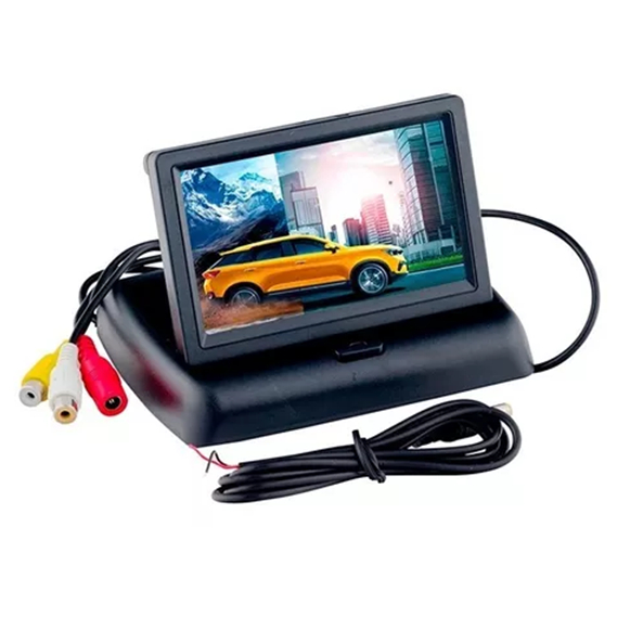 Monitor Retrátil Lcd Automotivo Colorido De 4,3 Polegadas | Shopee Brasil