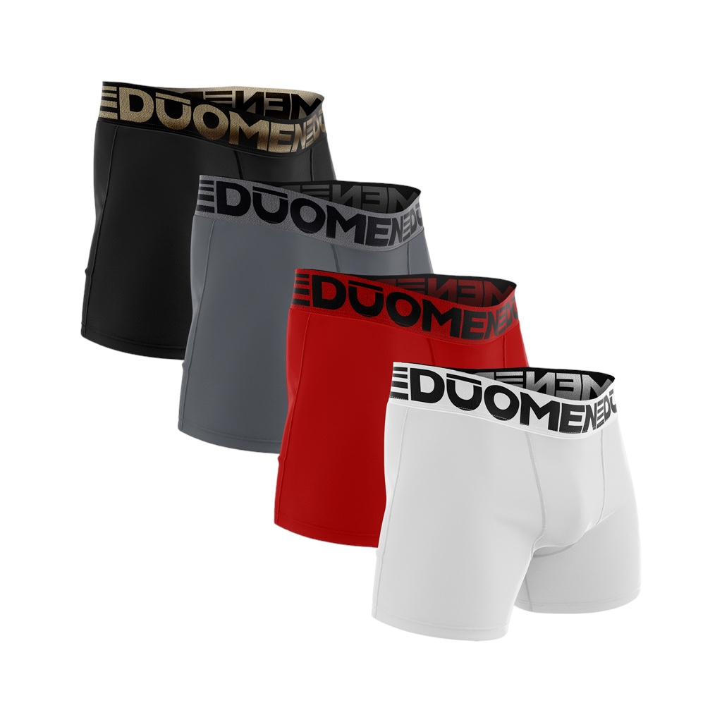 Kit 10 Cuecas Box Boxer Masculina Cueca Boxer Adulto Microfibra Lisa ...