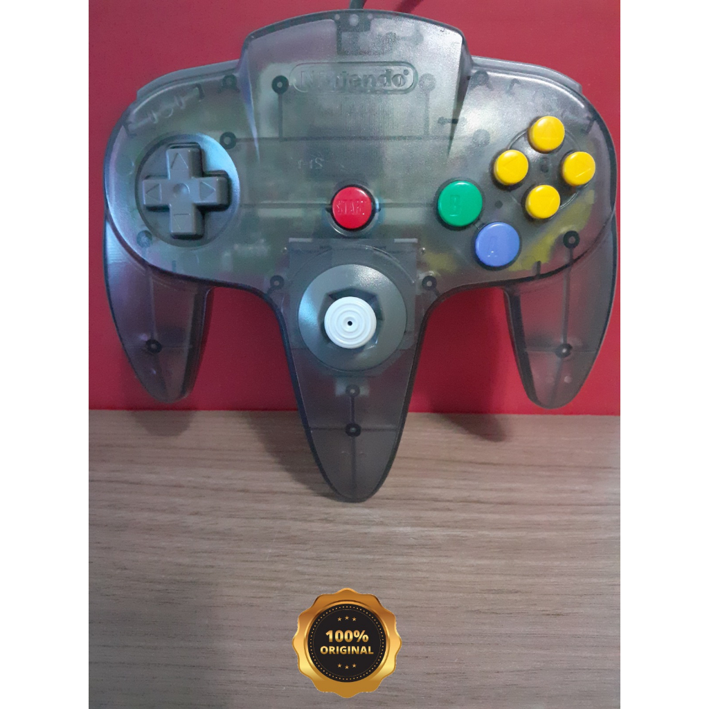 Controle Nintendo 64 Jabuticaba 100% Original N64 Controller Smoke ...