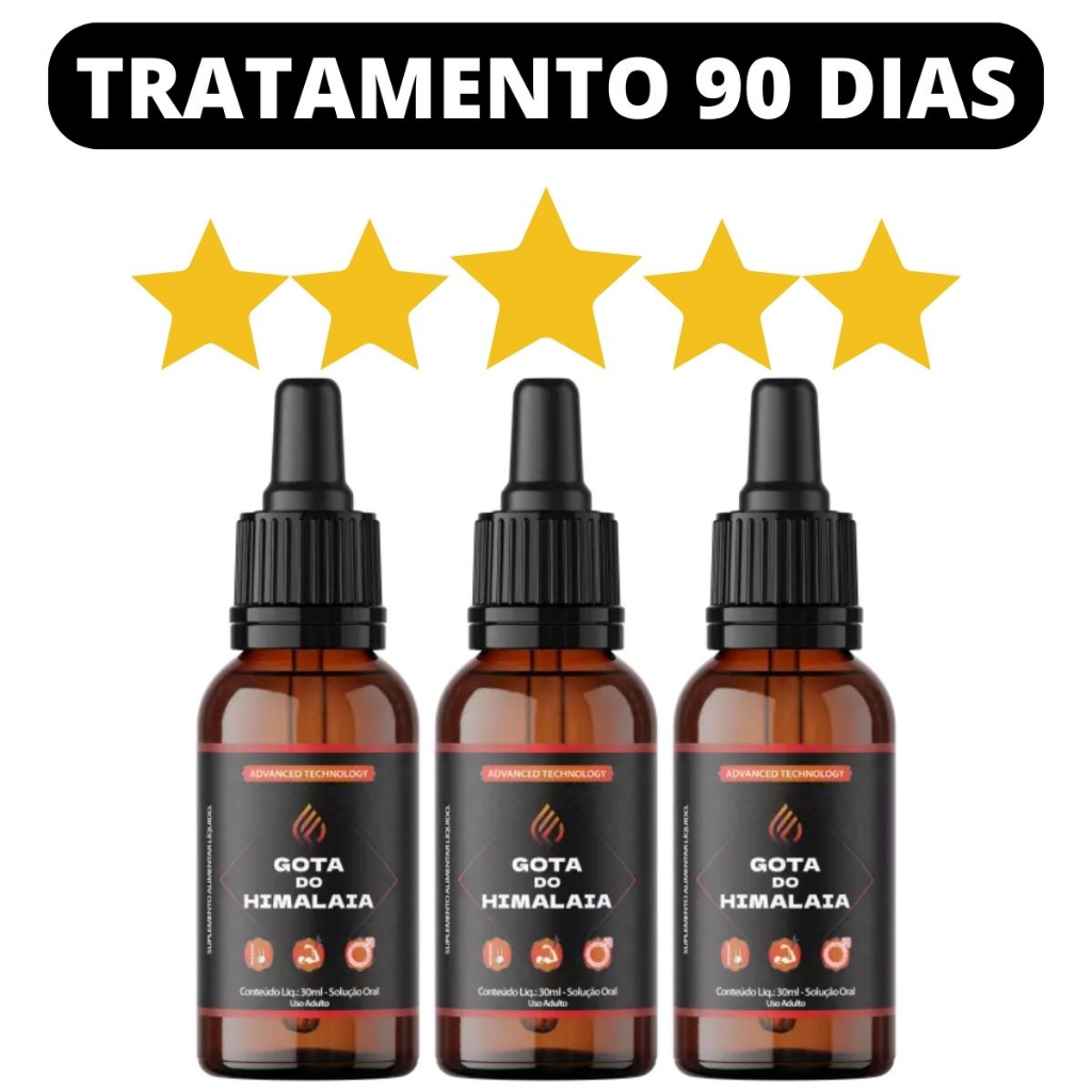 KIT Gota do Himalaia Suplemento Natural Original 30ml 3un | Shopee Brasil