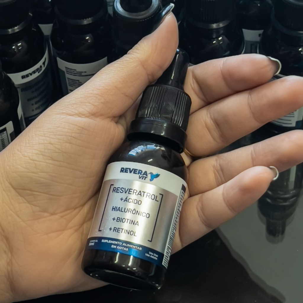 REVERAVIT Original Resveratrol Americano Suplemento Alimentar Em Gotas ...