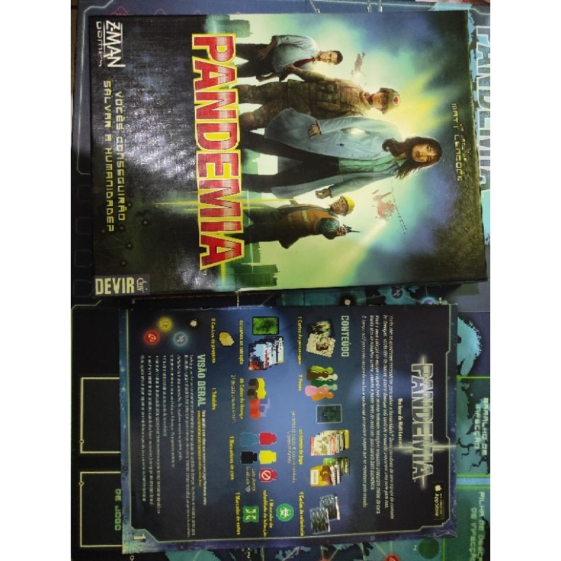 Jogo de Tabuleiro Pandemia Pandemic Devir em Português | Shopee Brasil