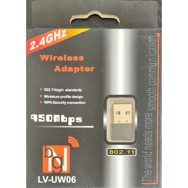 Adaptador Wireless Pra Usb 2.0 Wifi 950 Mbps - LV-UW06 | Shopee Brasil