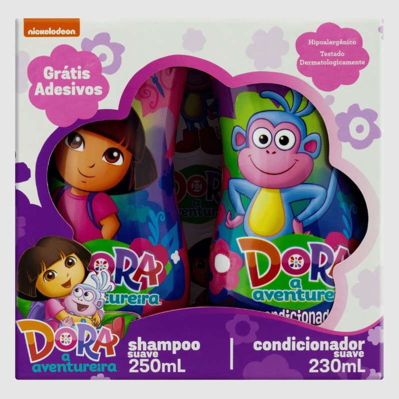 Kit Dora Aventureira Shampoo 250ml e condicionador 230ml Nutriex ...