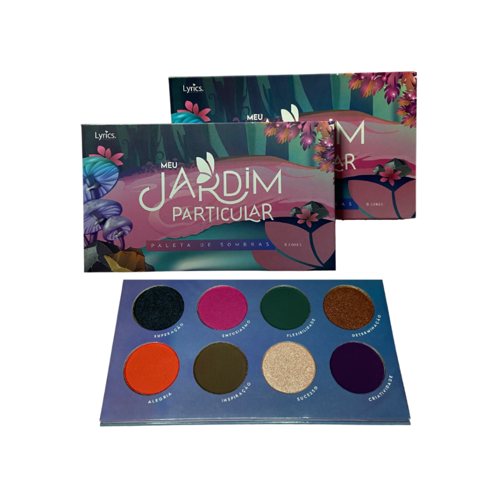 Paleta de Sombras Meu Jardim Particular com 8 cores | Lyrics | Shopee Brasil