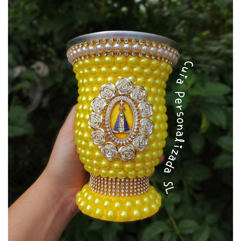 Cuia Personalizada da Nossa Senhora Aparecida | Shopee Brasil
