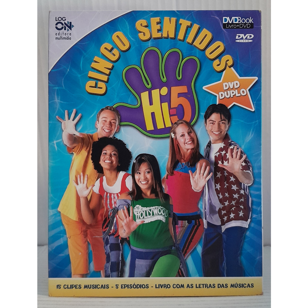 Dvd Duplo + Livro Hi-5 Cinco Sentidos - Dvdbook Original Usado | Shopee ...