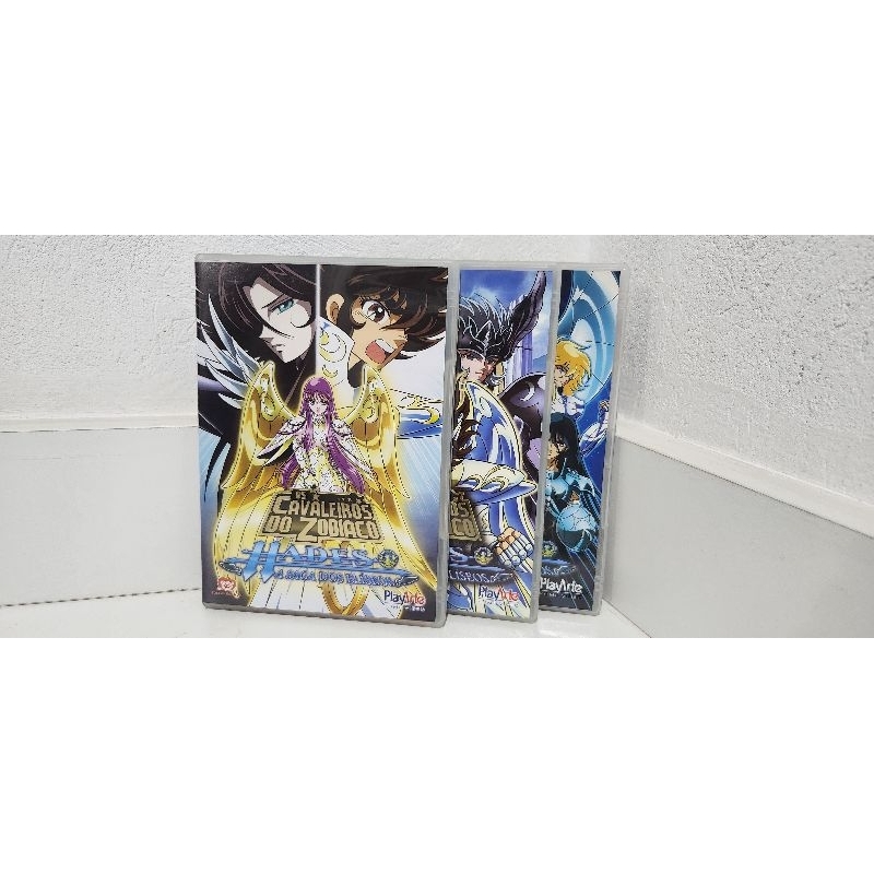 DVD Os Cavaleiros do Zodíaco - Hades: A Saga dos Elíseos - COMPLETO | Shopee Brasil
