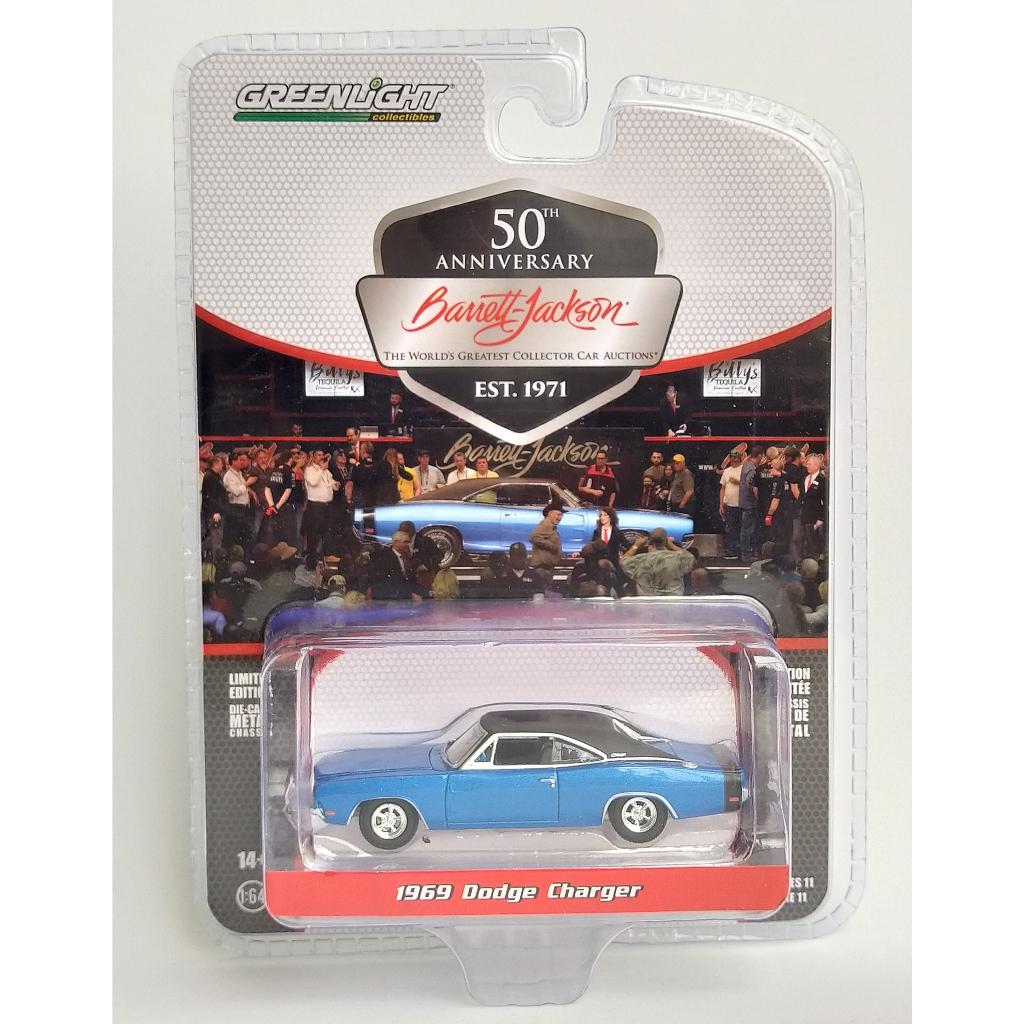 Miniatura 1969 Dodge Charger 1:64 Greenlight Barret-Jackson | Shopee Brasil