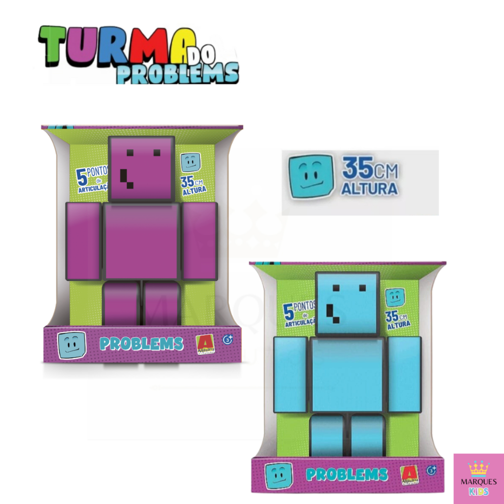 Kit Boneco Melzinha + Problems 35 cm Turma do Problems Original ...