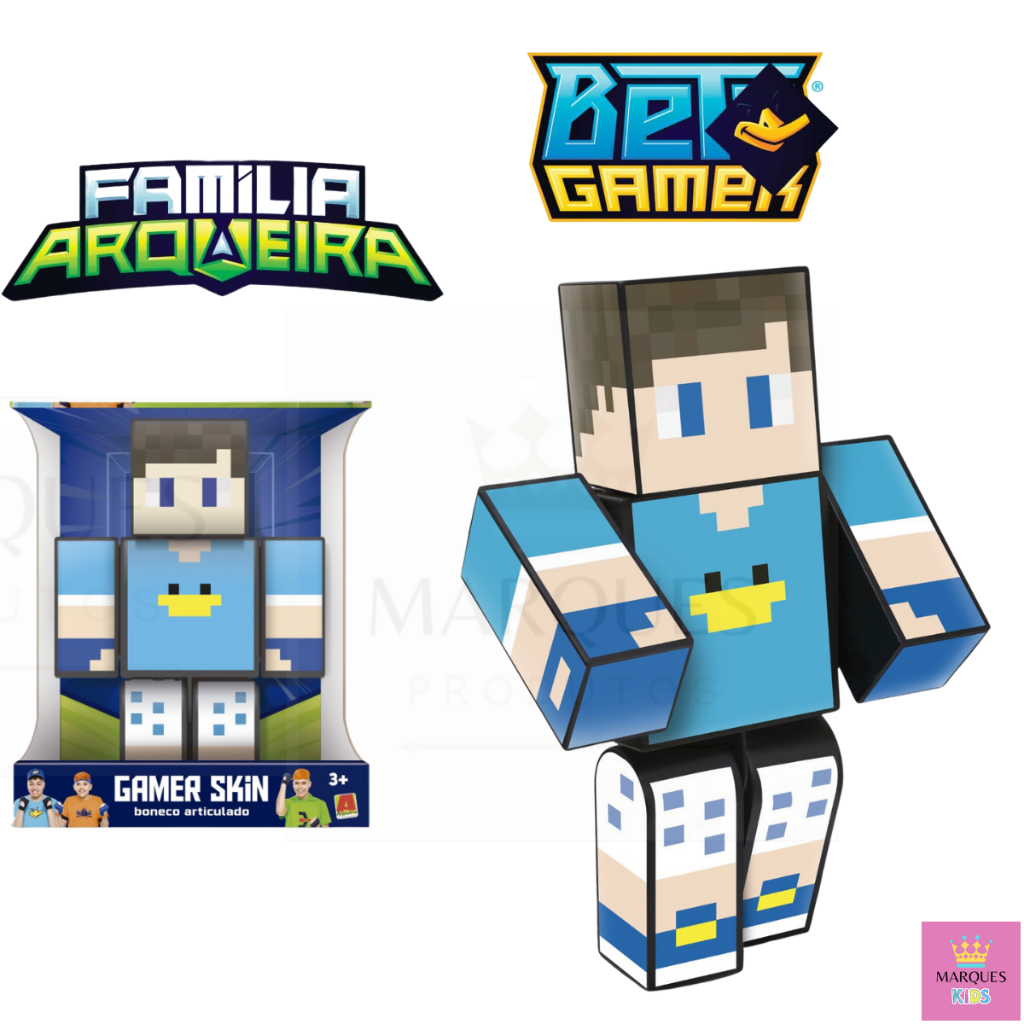 Boneco Betão do Pão 25 cm Familia Arqueira Minecraft Original | Shopee ...