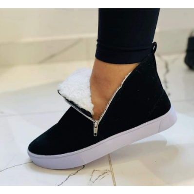 Bota Feminina 100% Forrada com Lã Quentinha Camurça Envio em 24h ...