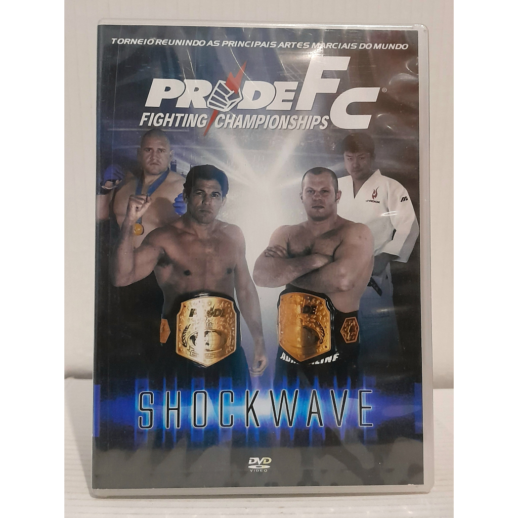 Dvd Pride FC - Fighting Championships - Shockwave (Novo/Original/Lacrado) | Shopee Brasil