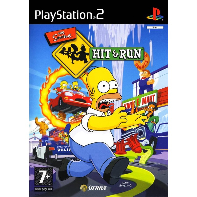 Jogo Playstation 2 The Simpsons Hit E Run Shopee Brasil 0939