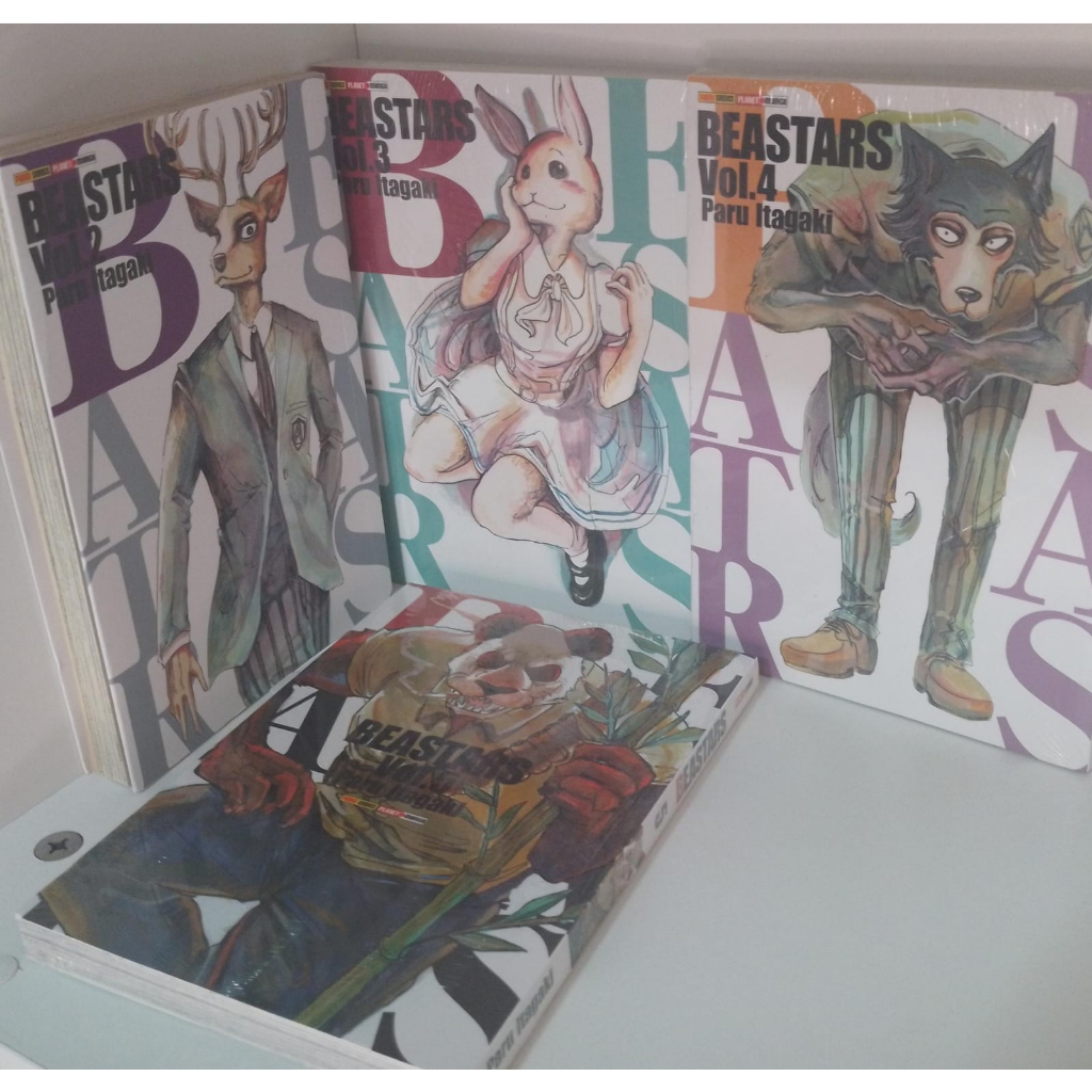 Manga Beastars volume 2, 3, 4 e 5 | Shopee Brasil