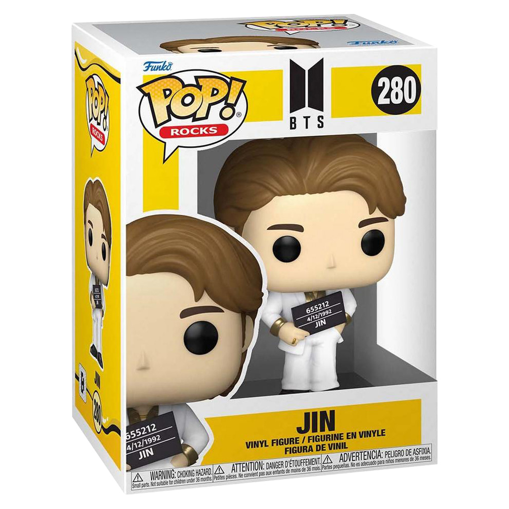 FUNKO POP ROCKS BTS S3 - JIN 280 | Shopee Brasil