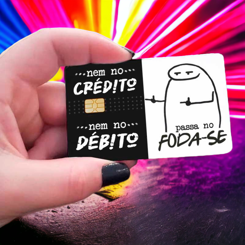 10 adesivos cartão debito credito meme flork personalizado - Escorrega ...