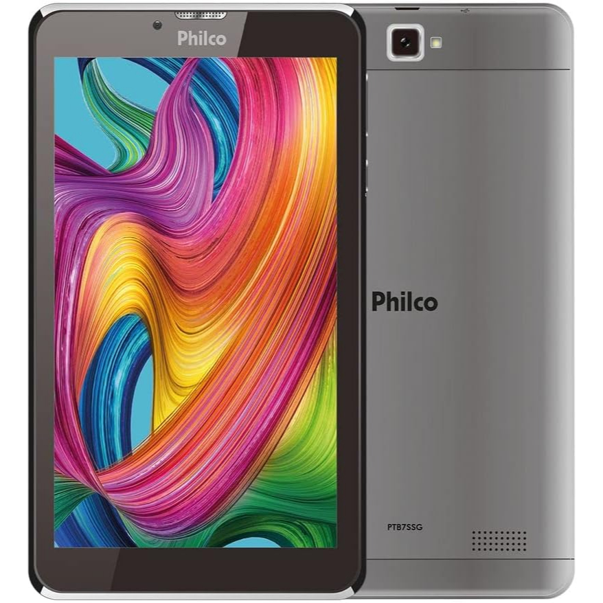 Tablet Philco PTB7SSG 16GB Wi-Fi Tela 7" Android Pie 9.0 Processador ...