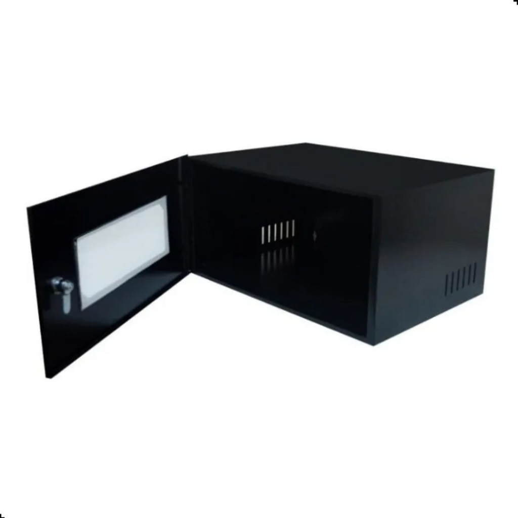 Mini Rack 5u X 350 19 Polegadas para Dvr intelbras/informatica/rede ...