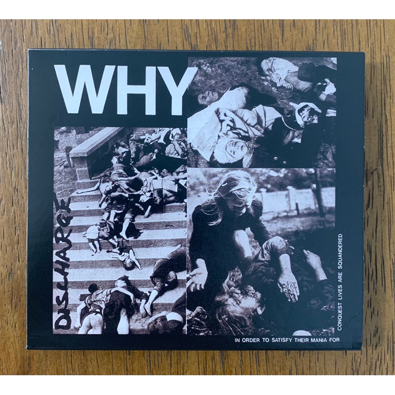 cd DISCHARGE - WHY (SLIPCASE) | Shopee Brasil