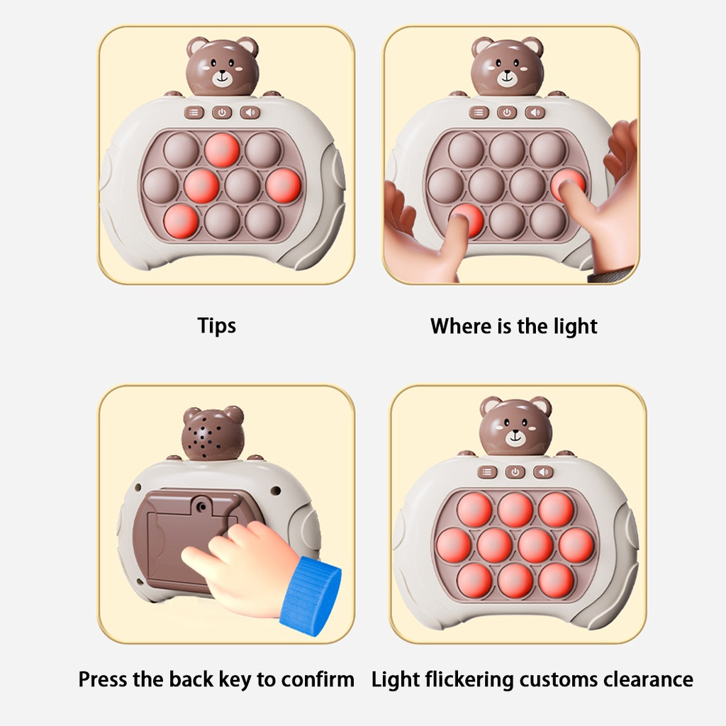 Pop It Eletronico Popet Bubble Máquina Sensorial Anti-Tensão De ...