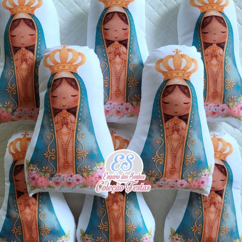 almofadas Nossa senhora Aparecida aquarela personalizadas 15cm para ...
