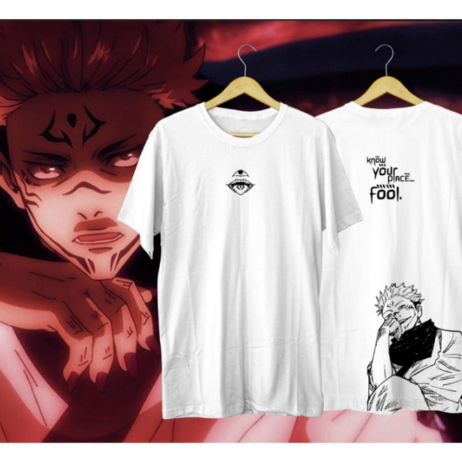 Camiseta Sukuna "Know Your Place, Fool" JJK | Shopee Brasil