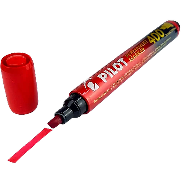 Marcador Permanente Sca-400 Pilot Broad Large - UNIDADE | Shopee Brasil
