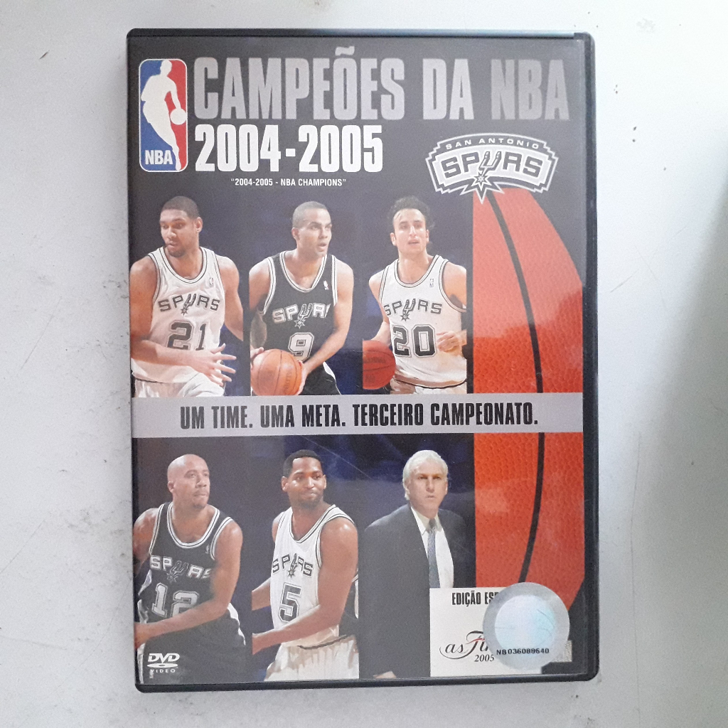 DVD San Antonio Spurs - Campeões Da NBA 2004 - 2005 | Shopee Brasil