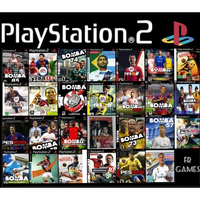 Jogo futebol PS2 PES/FIFA/BOMBA PATCH PlayStation 2 | Shopee Brasil