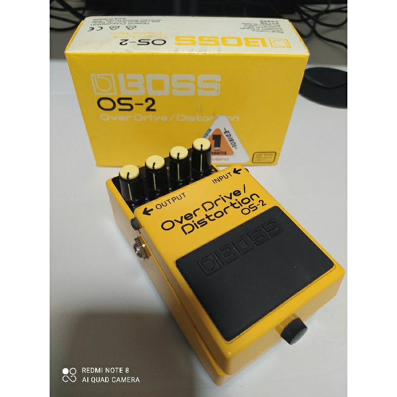 Pedal de Efeito Boss Overdrive/Distortion OS-2 | Shopee Brasil