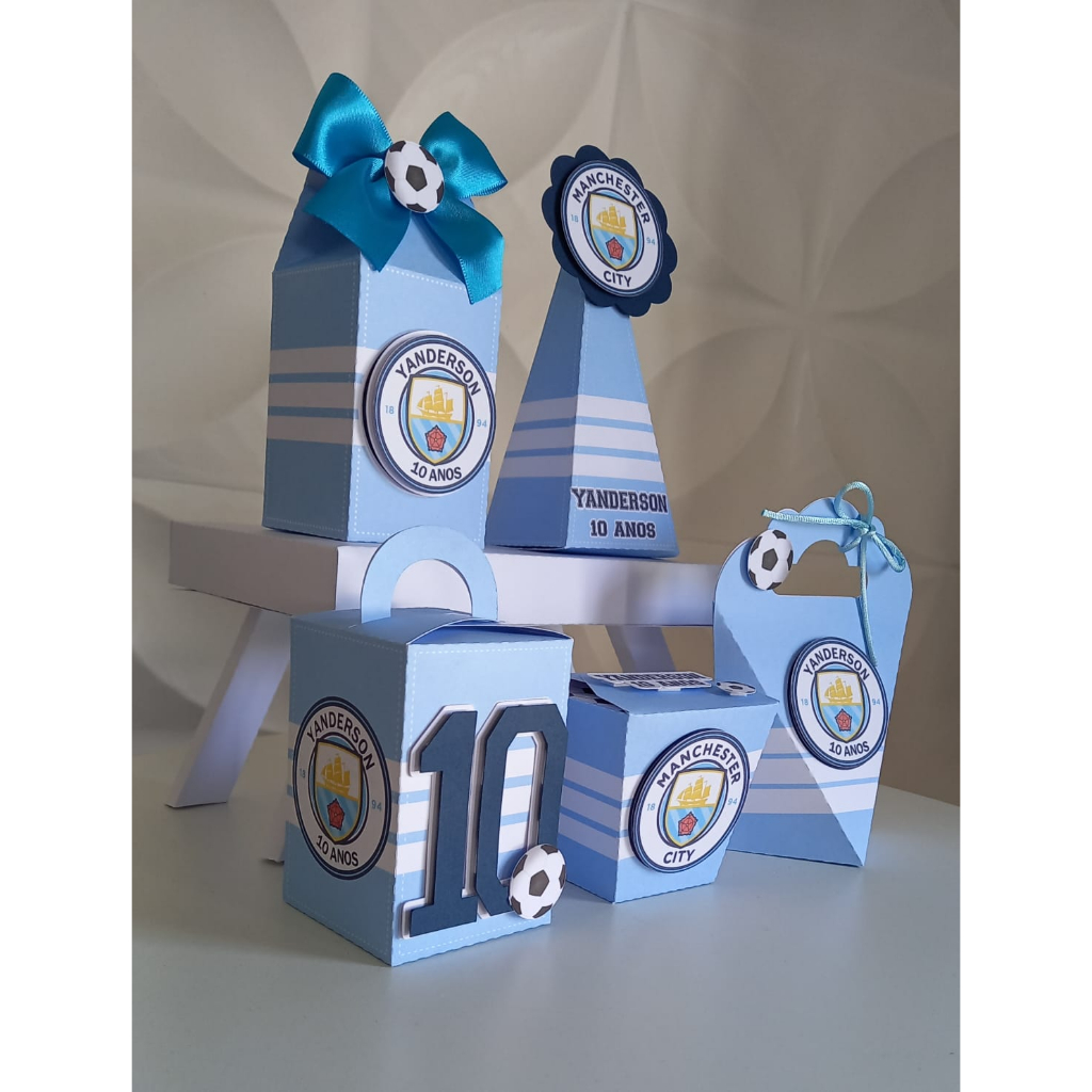 Kit Personalizado Manchester City (20 Itens) | Shopee Brasil