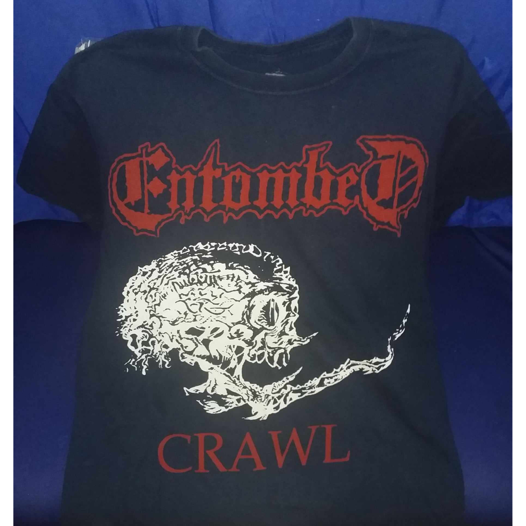 Camiseta Entombed - Crawl. Importada ( Dismember, Bathory, Deicide ...