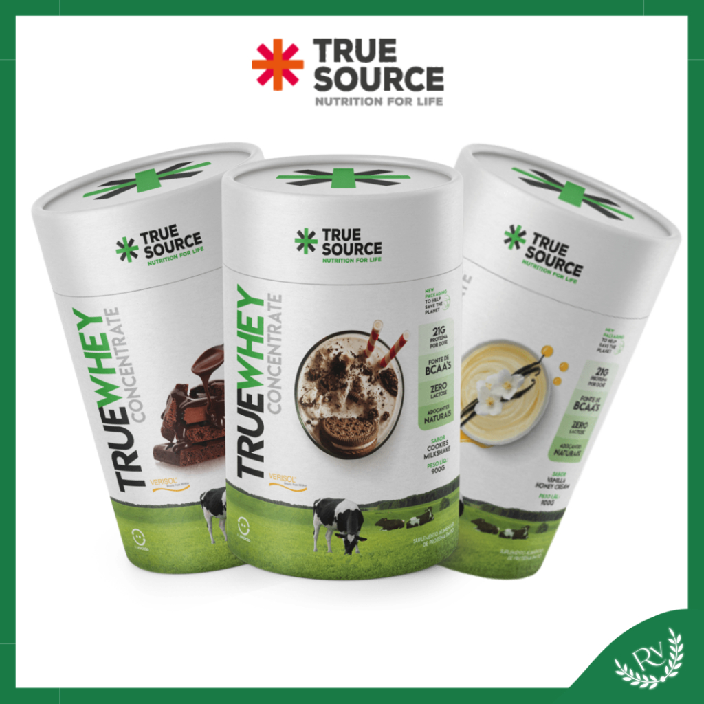 True Whey Concentrate Zero Lactose (900g) - True Source | Shopee Brasil
