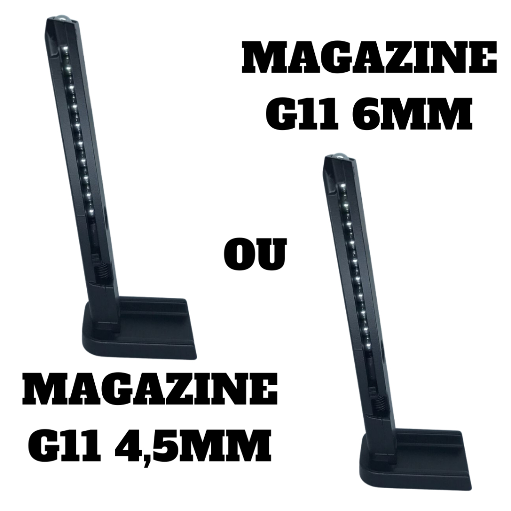 Magazine Wingun G11 CO2 Rossi (4,5MM / 6MM) - Faz a Boa!