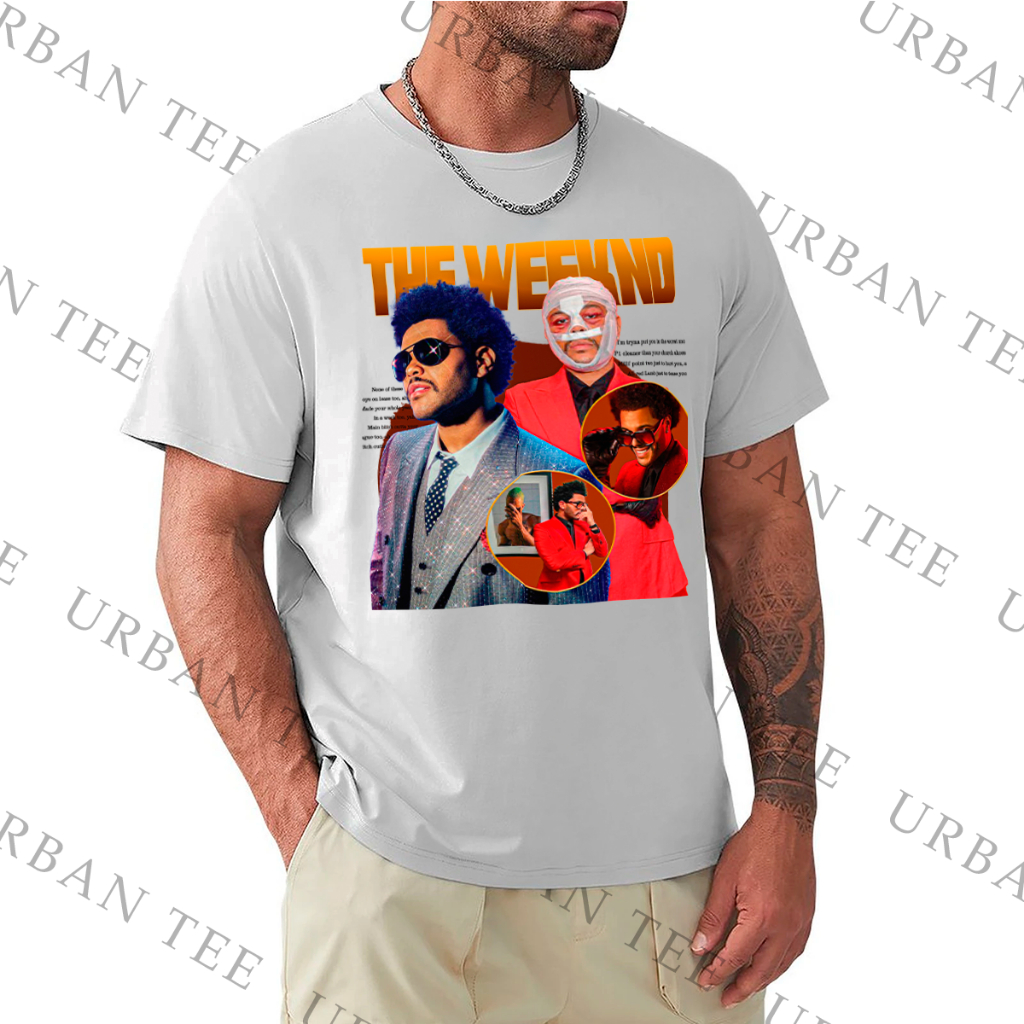 Camiseta Unissex The Weeknd Cantor Pop Internacional Estilo Graphic ...