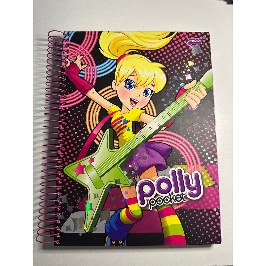 Caderno Polly 10 matérias | Shopee Brasil
