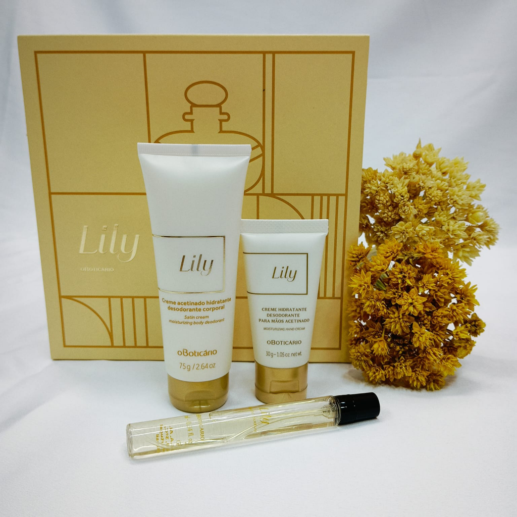 KIT MINI PERFUME E HIDRATANTE LILY | Shopee Brasil