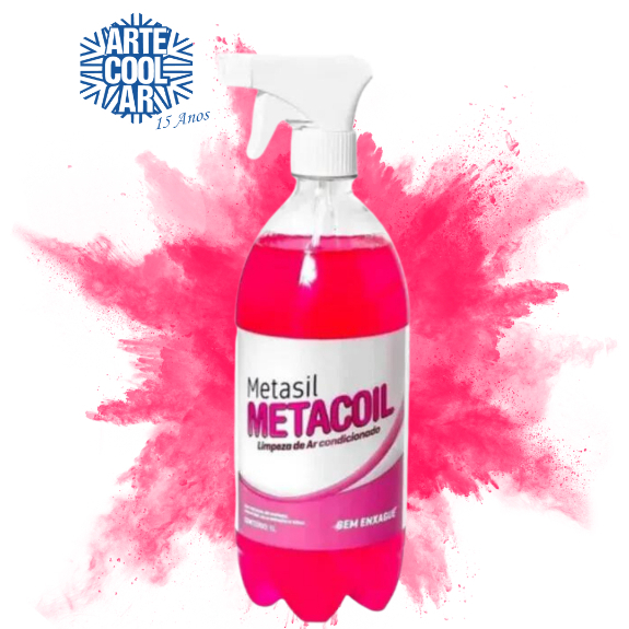 Metasil Metacoil Limpeza Ar Condicionado S/ Enxague 1 Litro | Shopee Brasil