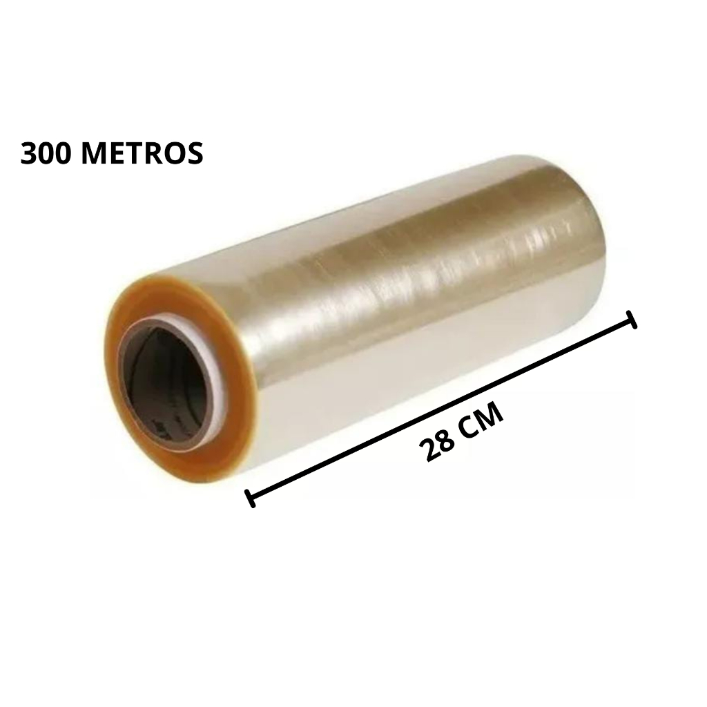 Plastico Filme PVC PREMIUM 28x300 - Transparente/ Bobina resistente ...