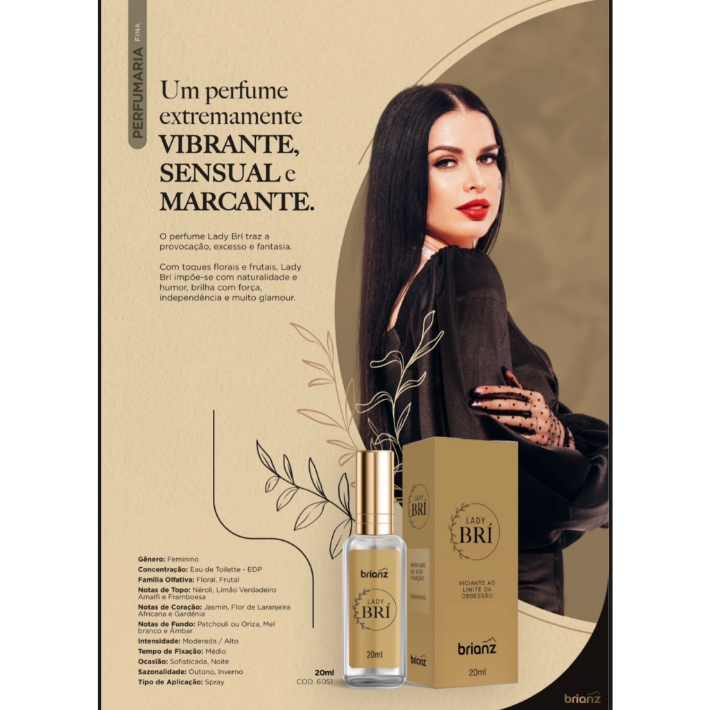 Perfume Lady Bri Brianz 20ml | Shopee Brasil