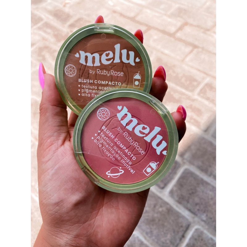 Blush Compacto Melu By Ruby Rose | Shopee Brasil